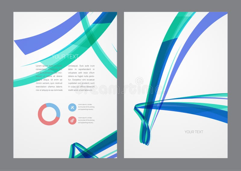 Abstract Modern Bright Multicolored Flyer Stock Vector - Illustration ...