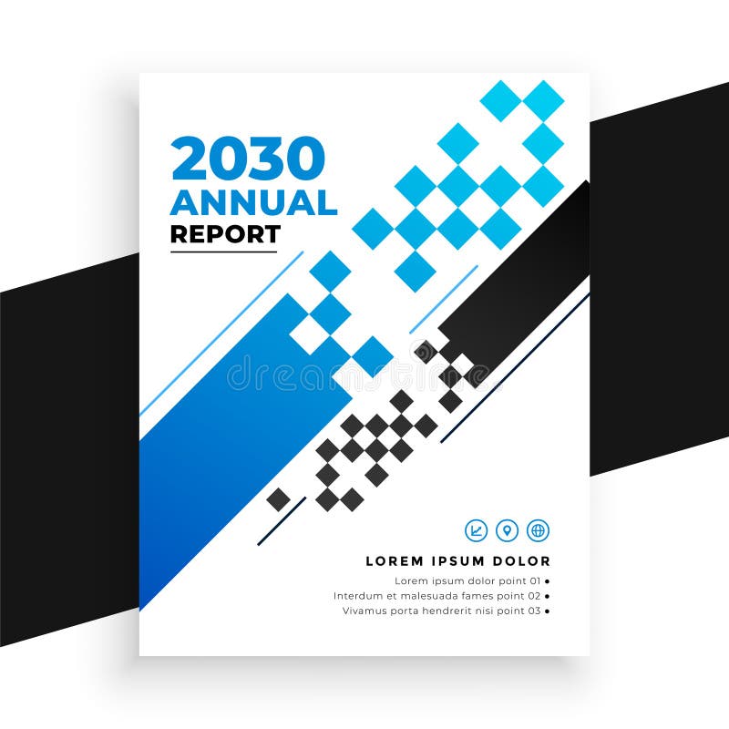 Abstract Annual Report Business Brochure Design Stock Vector ...