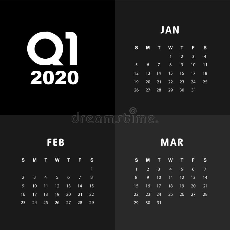First Quarter Calendar Stock Illustrations – 96 First Quarter Calendar ...