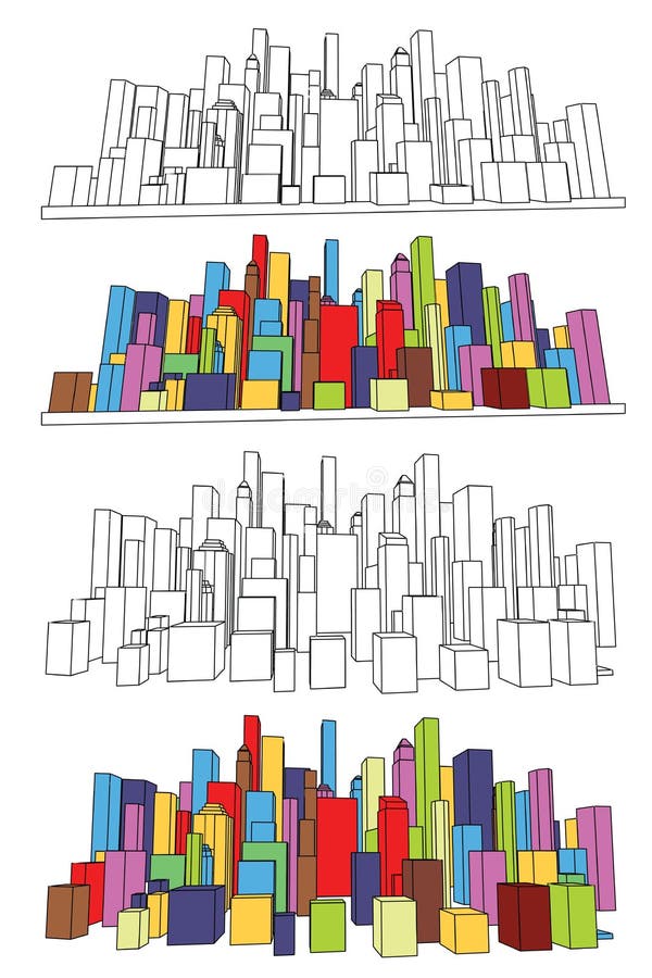 Abstract Modern City Picture. Image: 7740267