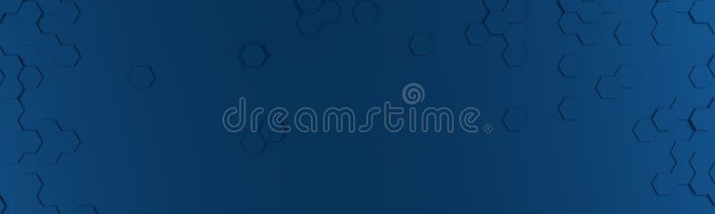 Abstract Modern Classic Blue Honeycomb Background Stock Illustration ...