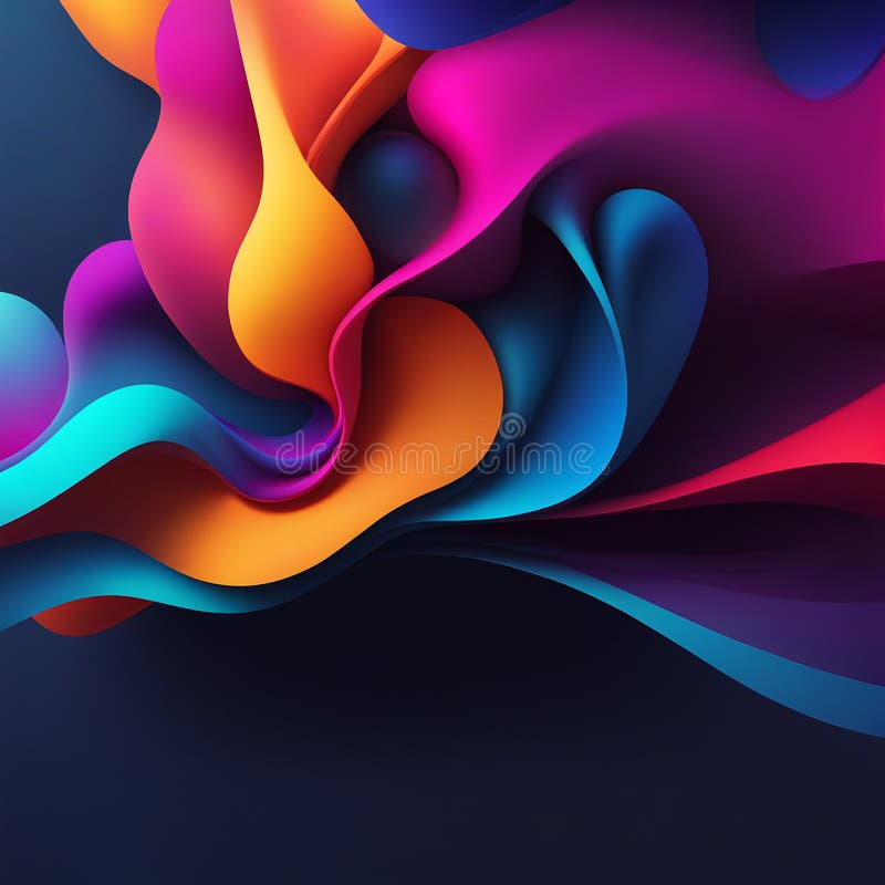 Abstract Modern Colorful Blob Background and Texture. Design Colorful ...