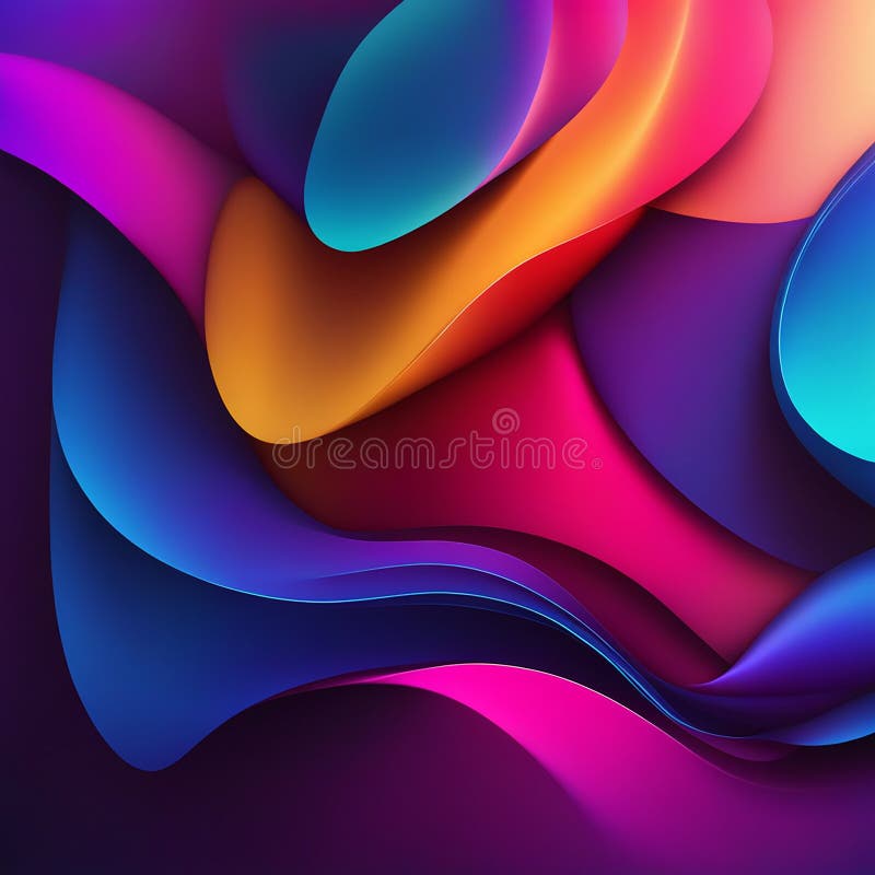Abstract Modern Colorful Blob Background and Texture. Design Colorful ...