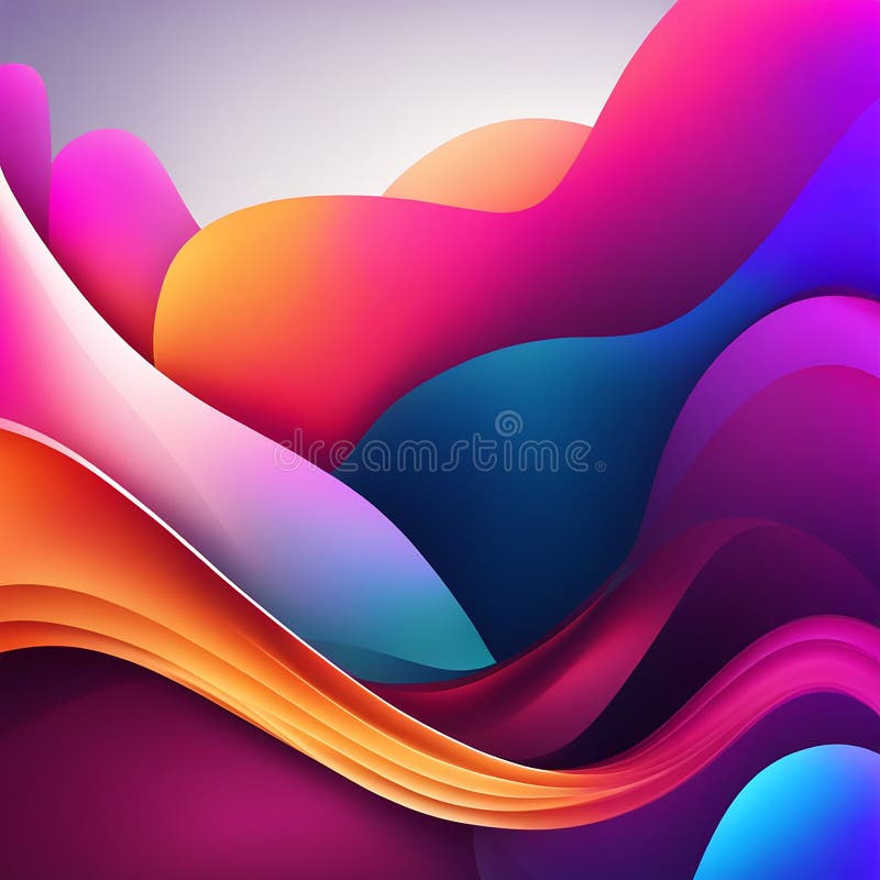 Abstract Modern Colorful Blob Background and Texture. Design Colorful ...