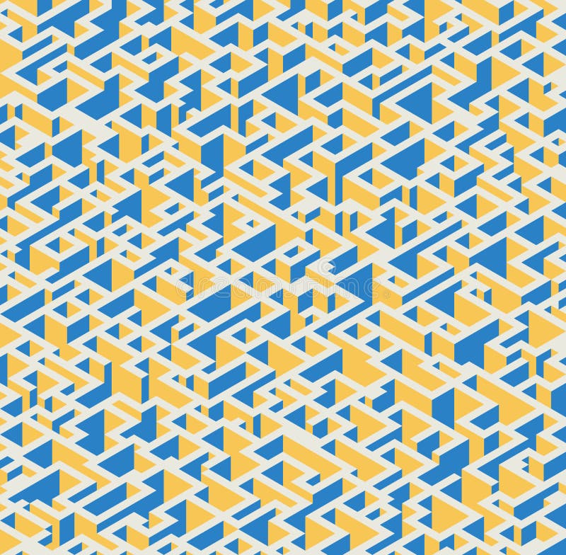 Abstract Modern Colorful Isometric Geometric Pattern Background Stock ...