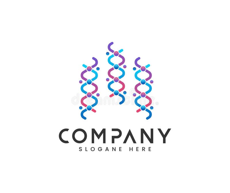 Abstract Modern Colourful Dna Logo Stock Vector - Illustration of cell ...