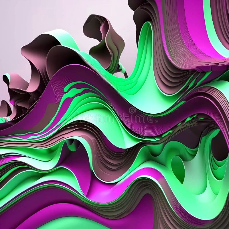 Abstract Modern 3d Layers Background Stock Illustration - Illustration ...