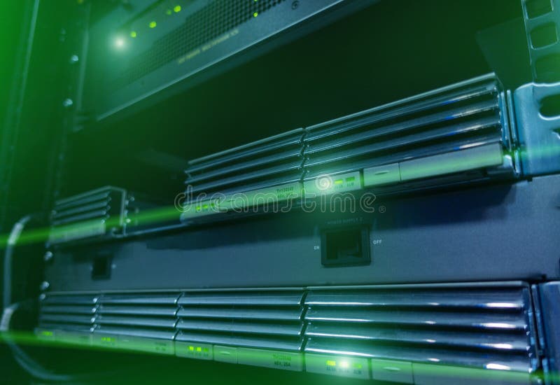 Abstract Modern Data Center Room. Stock Photo - Image of futuristic ...