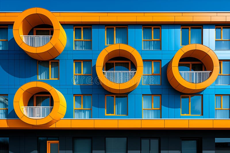 Abstract in a Modern Design Building, Modern Architectural, Multi ...