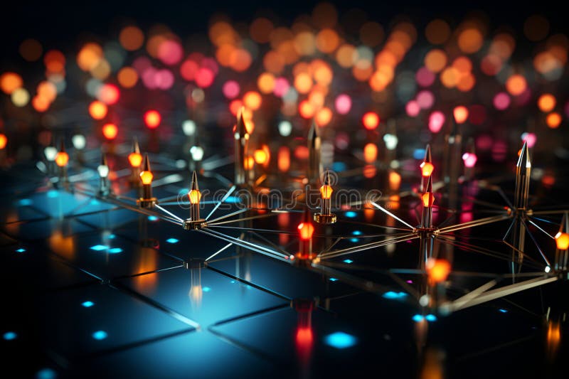 Abstract, Modern Digital Background, Connection Technology Stock ...