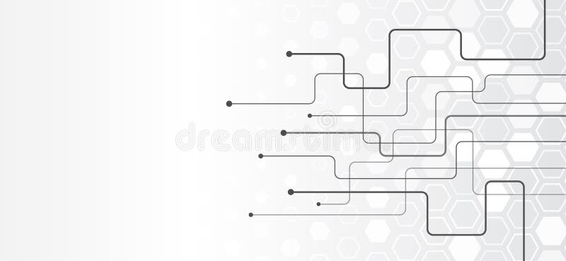 Abstract Modern Digital Science Technology Futuristic Circuit Board ...