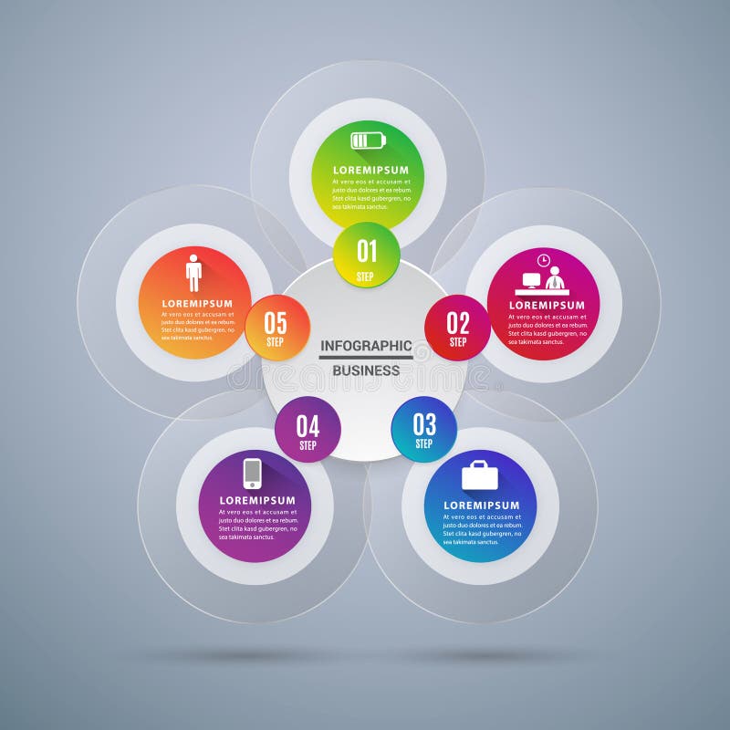 Abstract Modern Digital Template Vector Banner Infographics. Stock ...