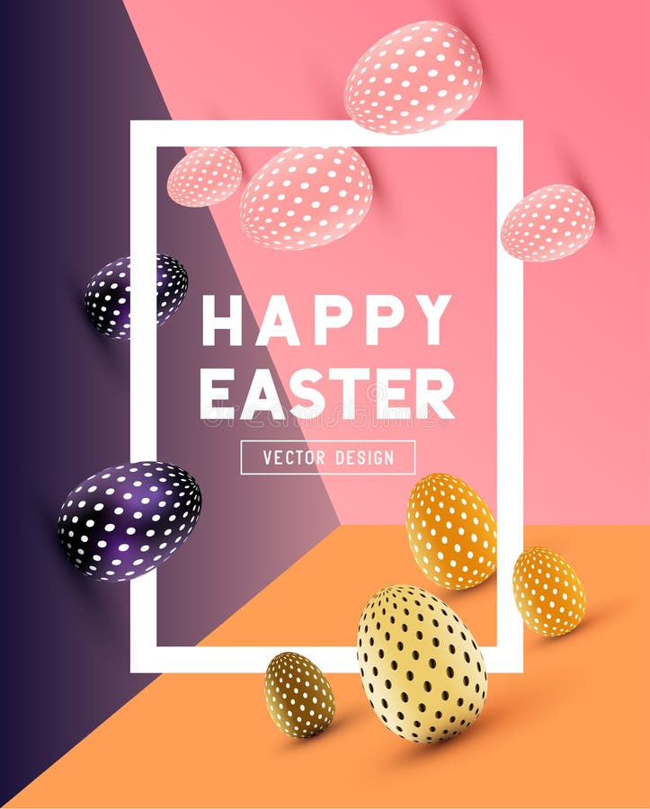 Easter Event Design stock vector. Illustration of message - 88433431