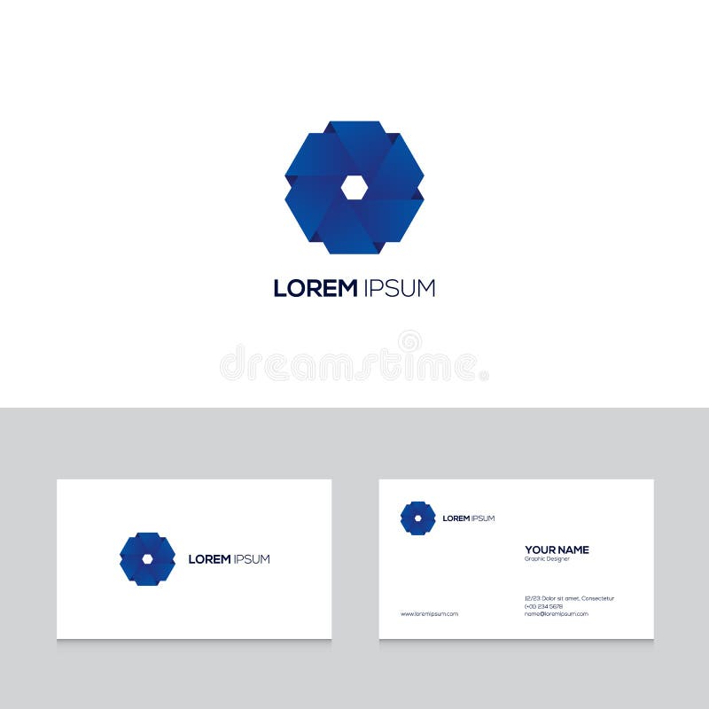 Abstract Modern Emblem Can Be Used for Business Logo Stock Illustration ...