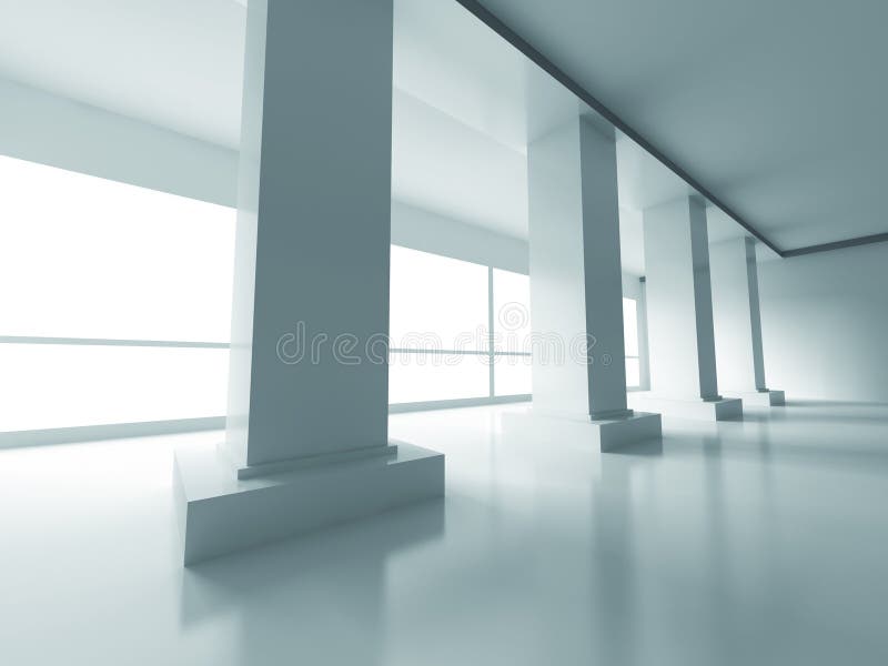 Abstract Modern Empty Interior Background Stock Photo - Image of ...