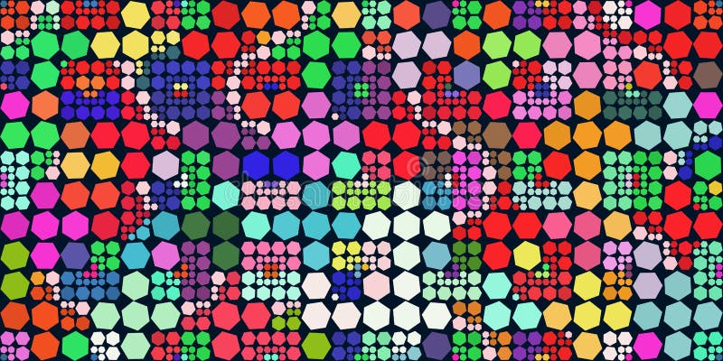 Abstract Modern Geometric Background Panorama Stock Illustration ...