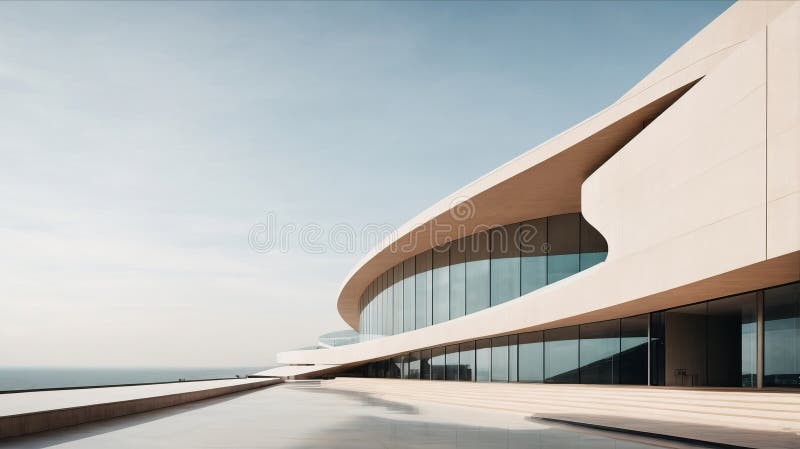 Abstract Modern Geometry Exterior Architecture. Abstract Business ...