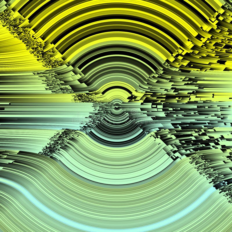 Abstract Modern Glitch Background. Futuristic Neon with Distorted ...