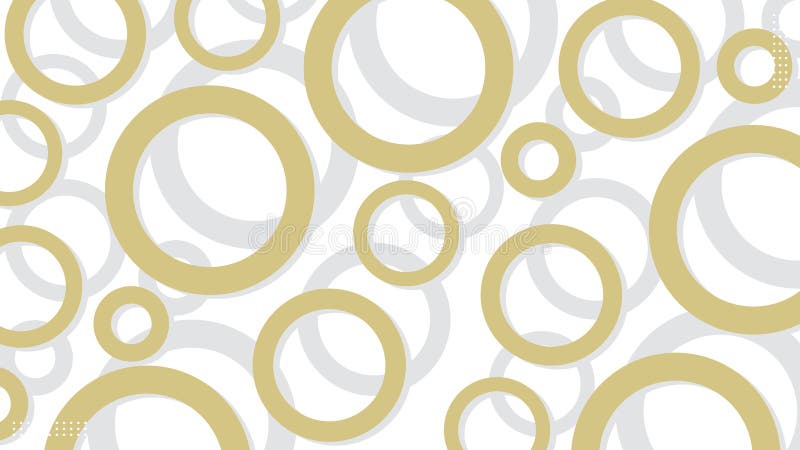 Abstract Modern Gold Circles Gray Shadow Banner Background.Vector ...