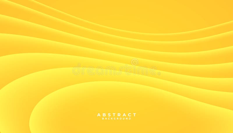 Abstract Modern Gradient Yellow Shapes Composition Background. Landing ...