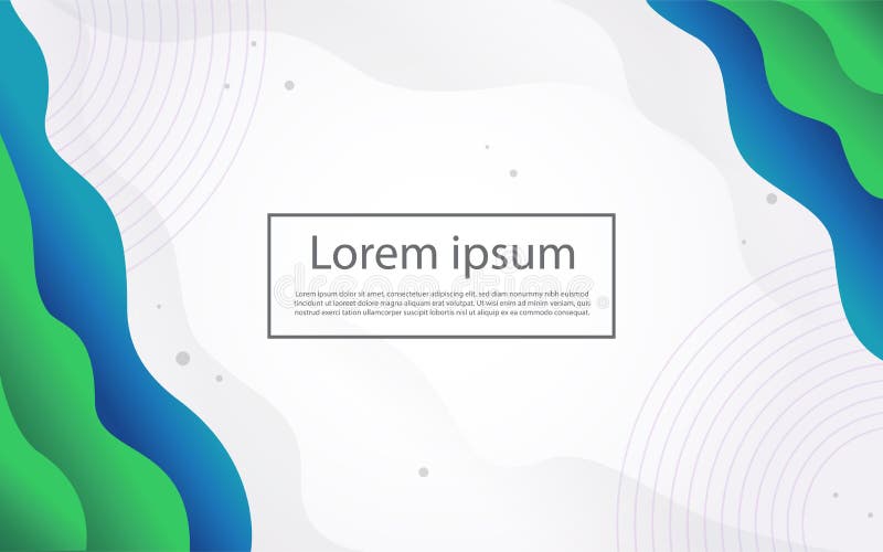 Abstract Modern Graphic Element. Dynamical Colored Forms and Waves ...