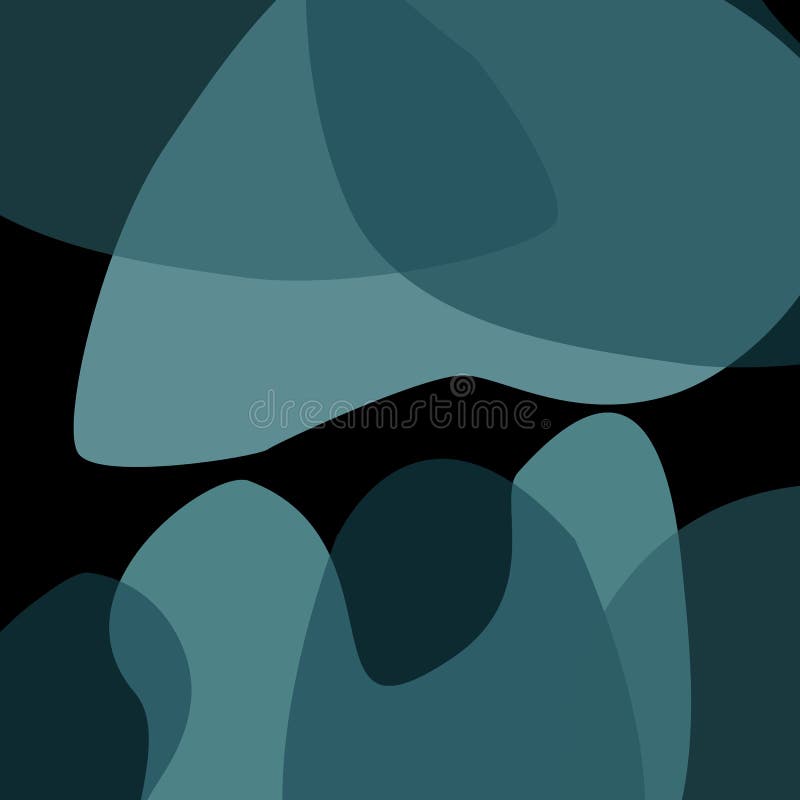 Abstract Modern Graphic Elements. Dynamic Monochrome Shapes and Lines ...