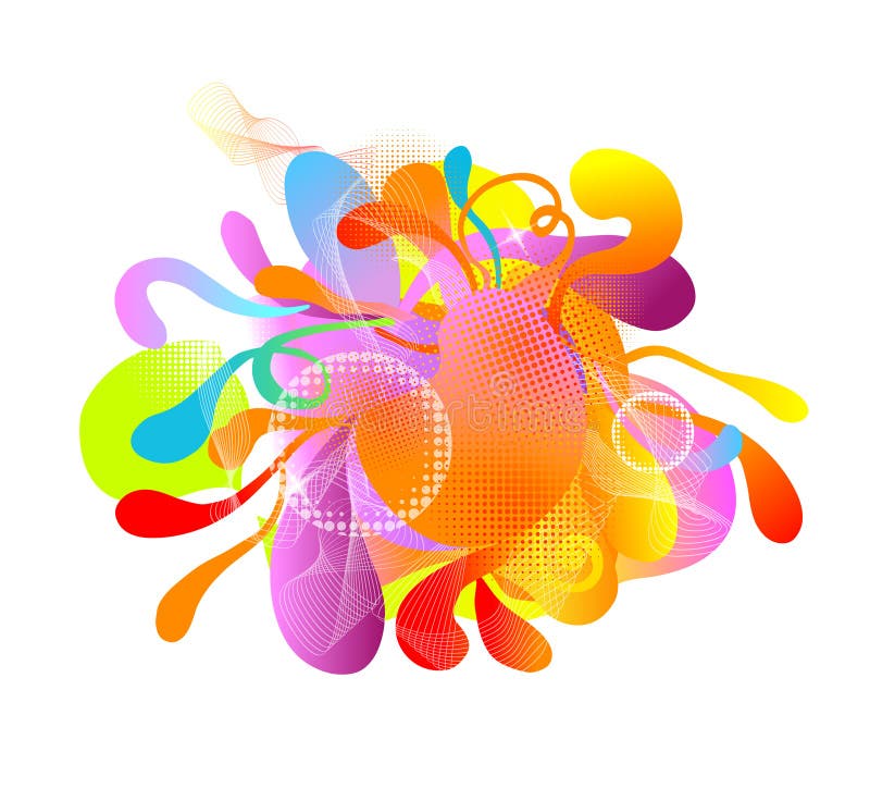 Fluid Abstract Modern Graphic Gradients. Vector Illustration Stock ...