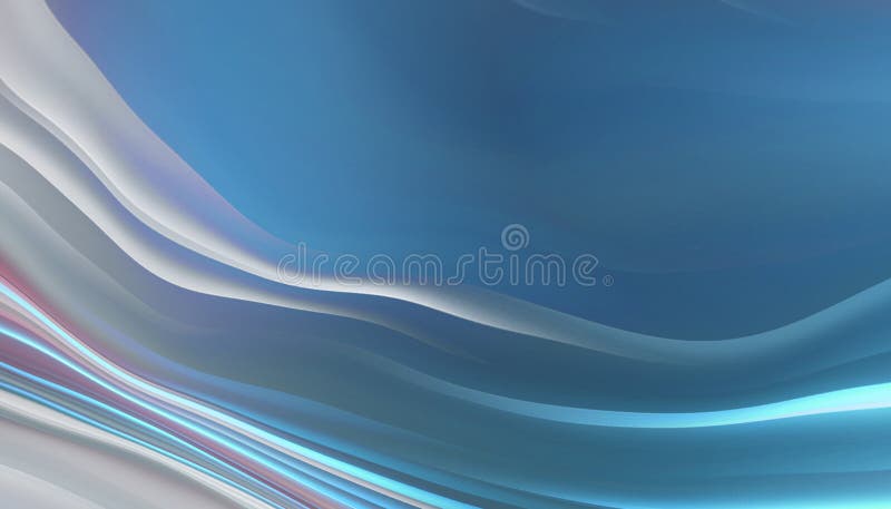 Abstract Modern Gray Background with Flowing Neon Bright Fluid Lines ...