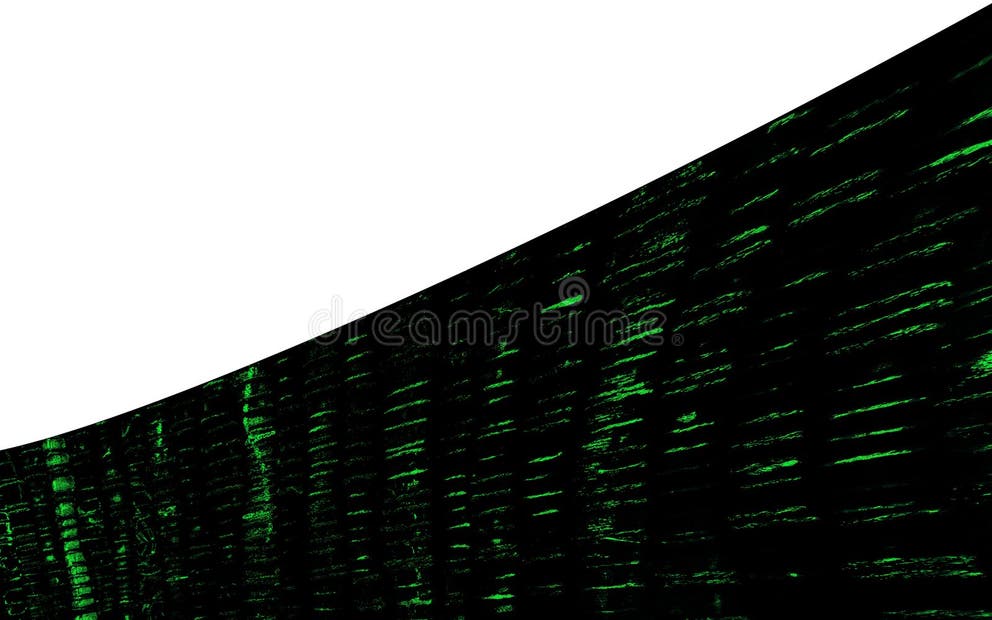 Abstract Modern Green and Black Code in Diagonal Motion Technology ...