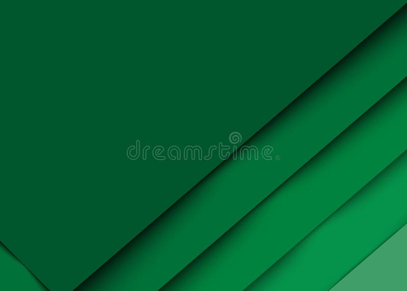 Abstract Modern Green Line Paper Cut Background Stock Vector ...