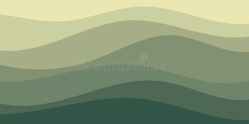 Abstract Modern Green Wavy Background. Concept of Colorful Gradient ...