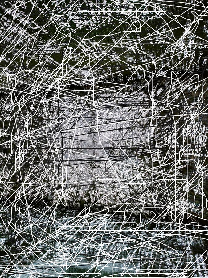 Abstract Modern and Grunge Art in Different Forms Stock Photo - Image ...