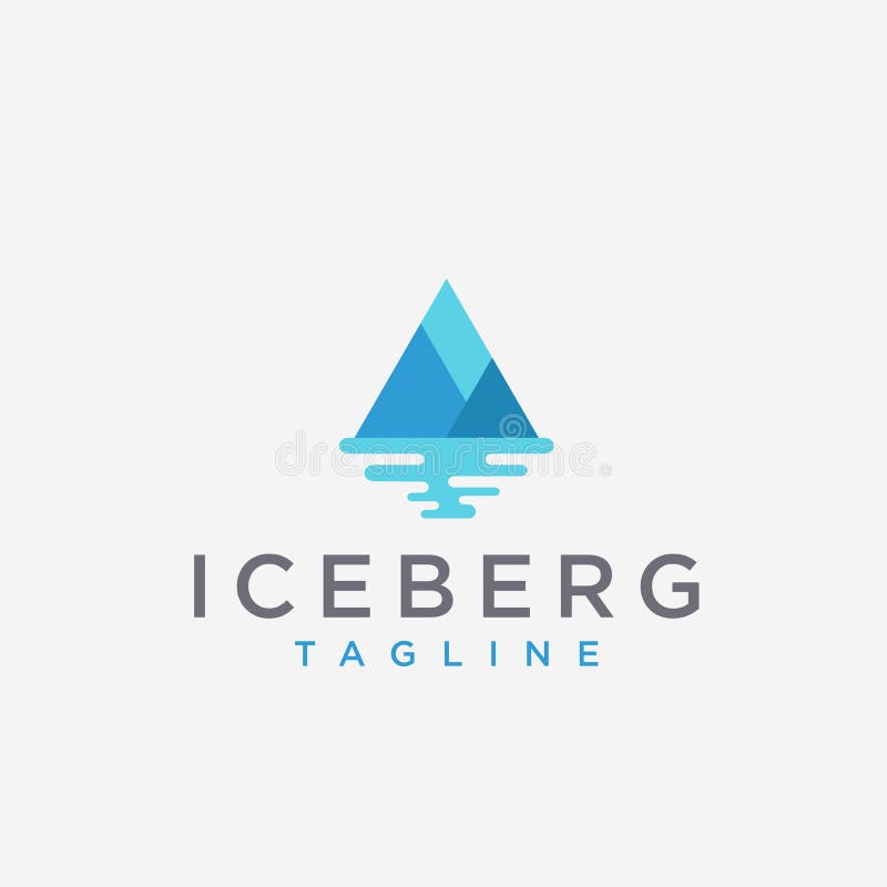 Abstract Modern Iceberg Logo Icon Vector Template Stock Vector ...