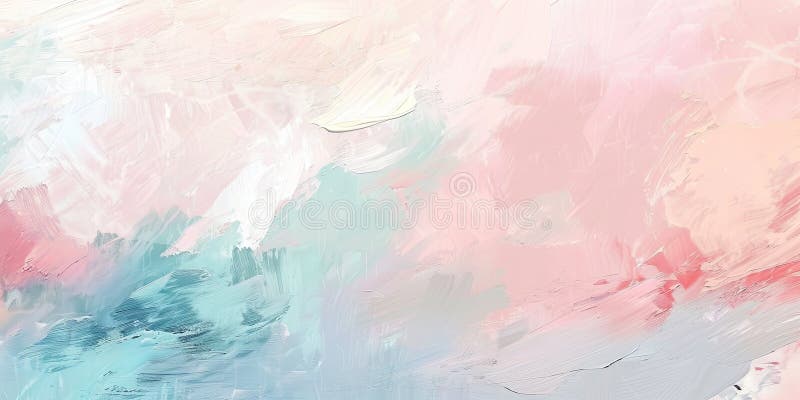 Abstract Modern Impressionism Painting Style Creates a Chic Banner ...