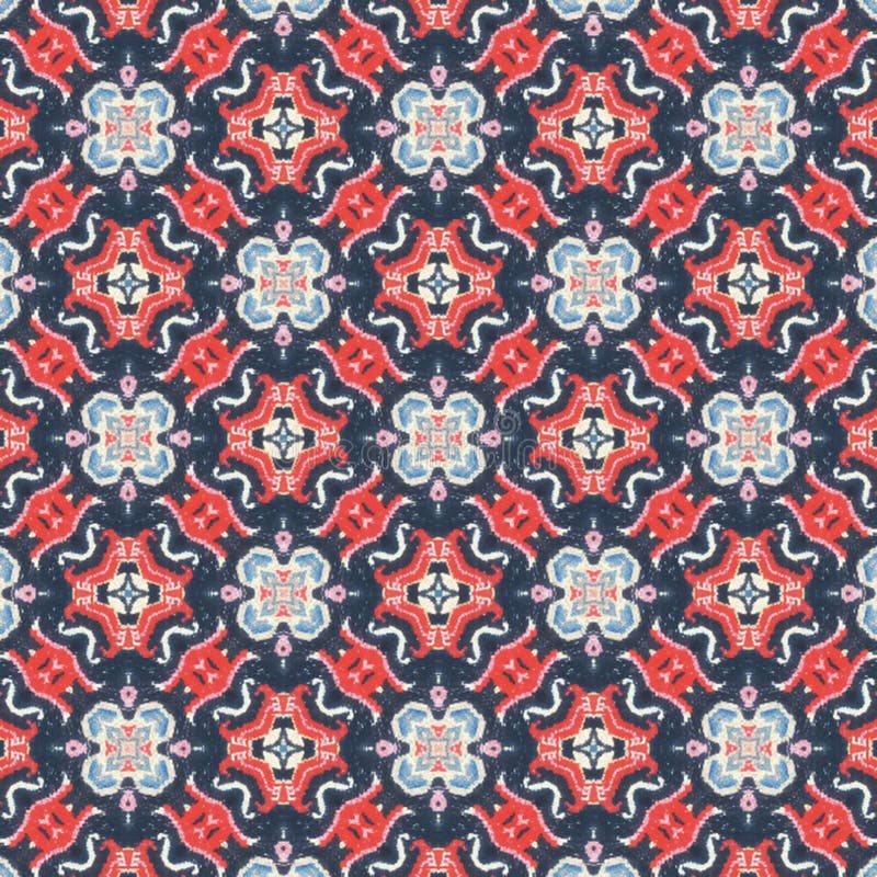 Intricate Graphic Design with Seamless Surface Stock Illustration ...