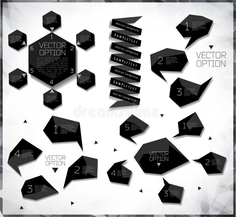 Abstract Modern Label or Bubble Stock Vector - Illustration of ...