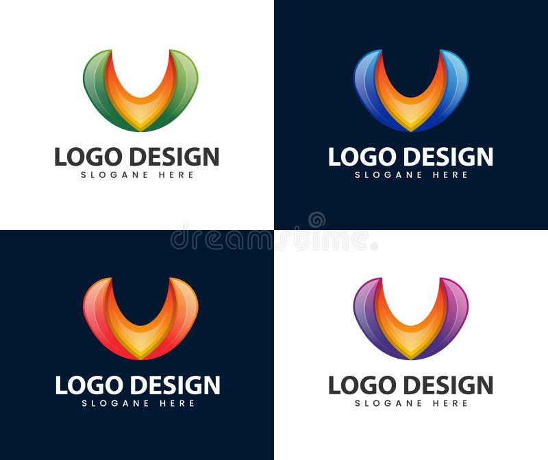 Abstract Modern Letter V Logo Design. Modern Icon Design V Letter Shape ...