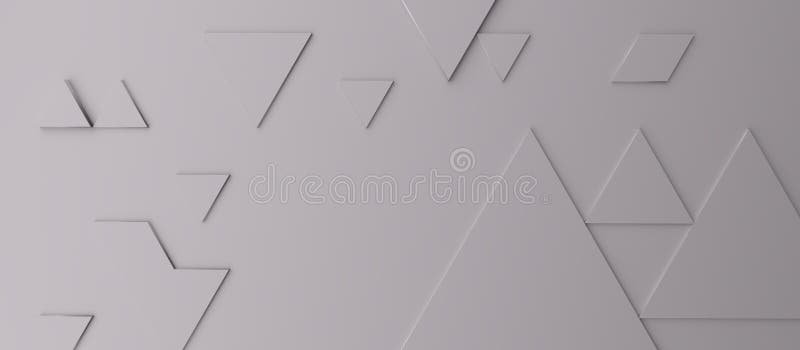 Abstract Modern Light Grey Triangle Background Stock Illustration ...