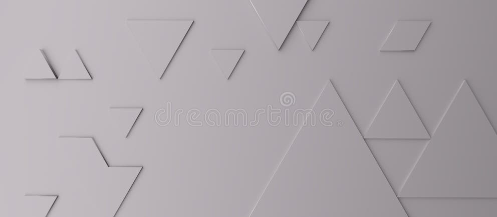 Abstract Modern Light Grey Triangle Background Stock Illustration ...