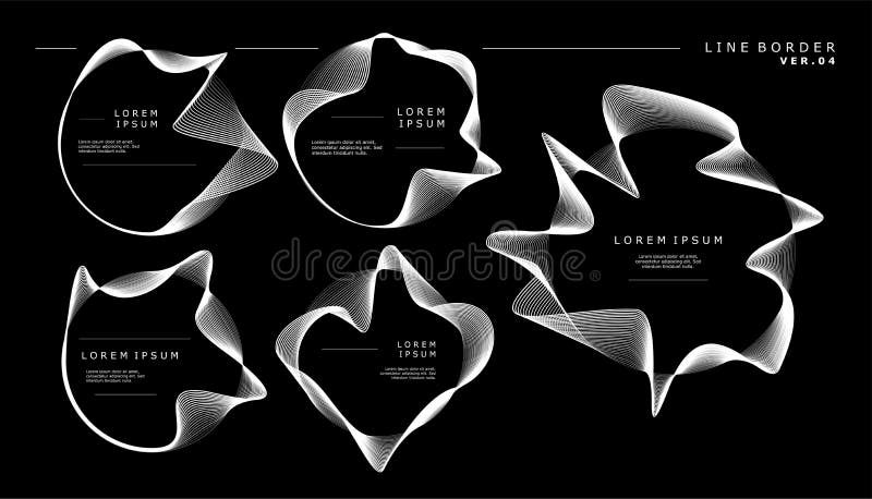 Modern Abstract Lines Border Design Template. Technology Lines Border ... Modern Abstract Lines Border Design Template. Technology Lines Border ...