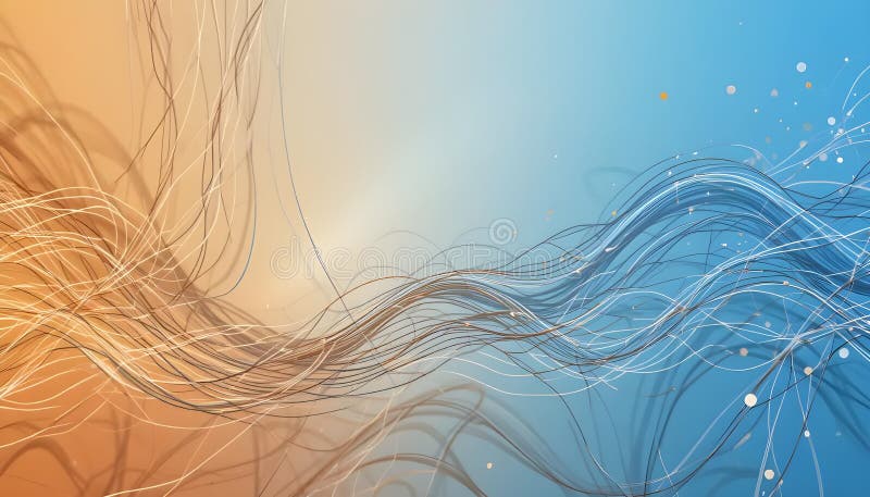 Abstract Modern Line Pattern Background with Elegant Flowing Stripes ...