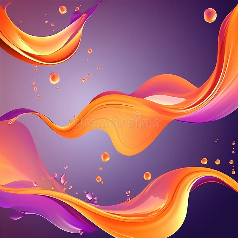 Abstract Modern Liquid Background and Texture. Design Colorful Liquid ...