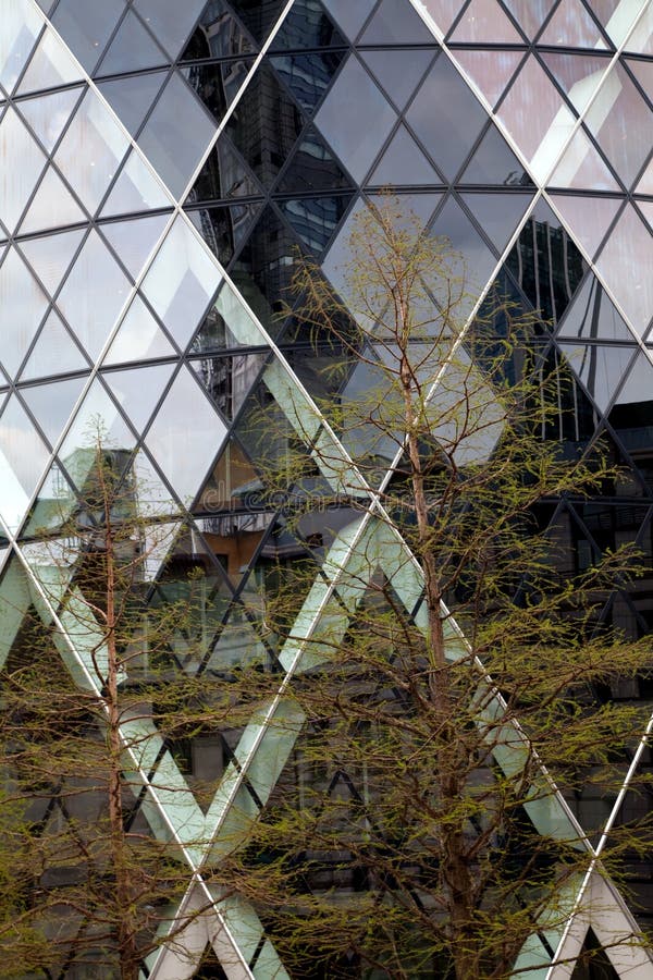 Abstract Modern London Building Stock Photo - Image of reflections ...