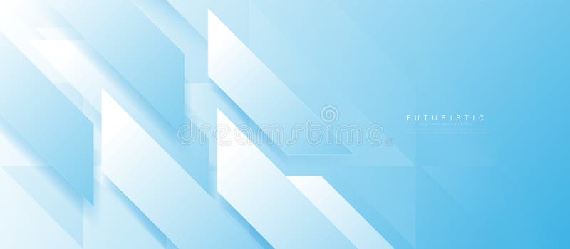 Abstract Modern Minimal Soft Blue Geometric Background. Simple White ...