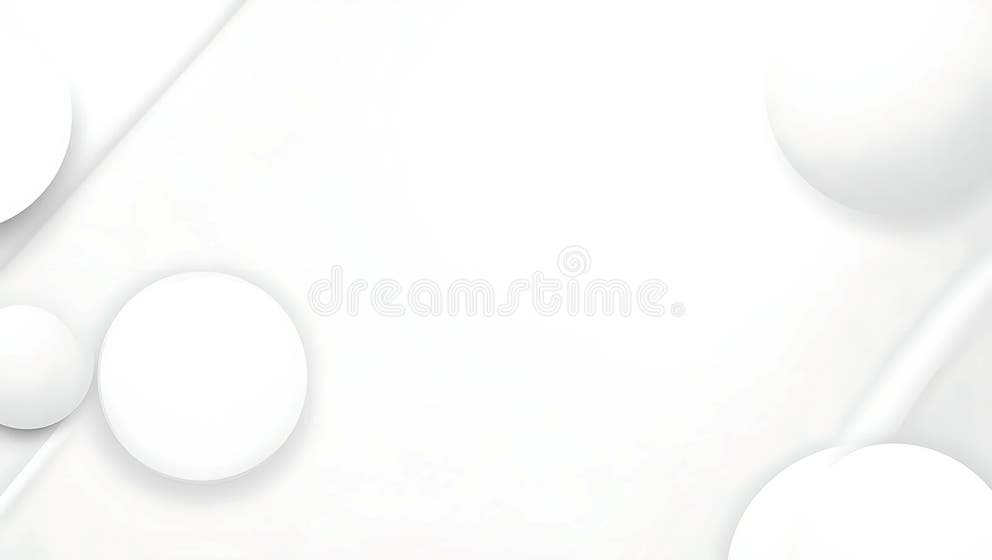 Abstract Modern Minimal White Background with Concentric Circle Pattern ...