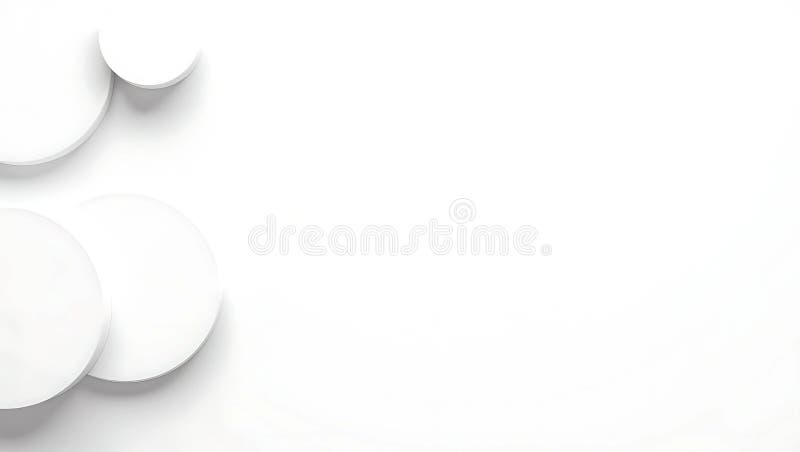 Abstract Modern Minimal White Background with Concentric Circle Pattern ...