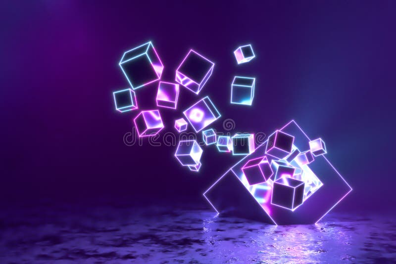 Cube Explosion Stock Illustrations – 1,546 Cube Explosion Stock ...
