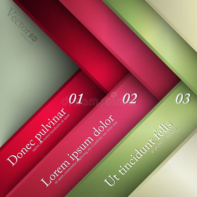 Abstract Modern Options Template Stock Vector - Illustration of place ...