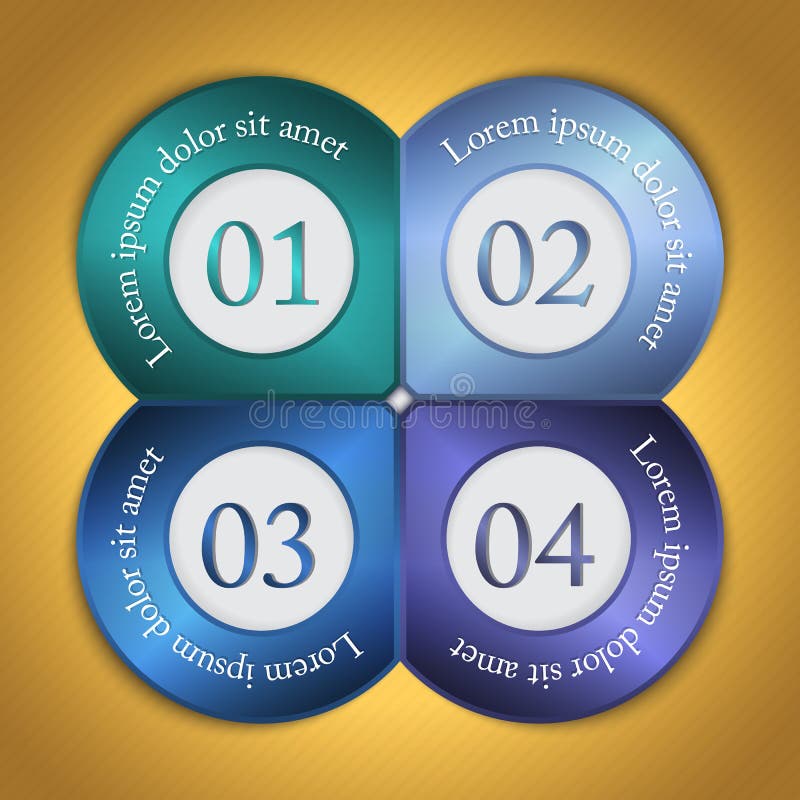 Abstract Modern Options Template Stock Vector - Illustration of ...