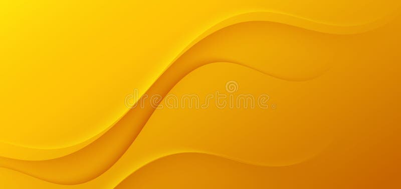 Abstract Modern Orange Gradient Waves Overlap Background with Copy ...